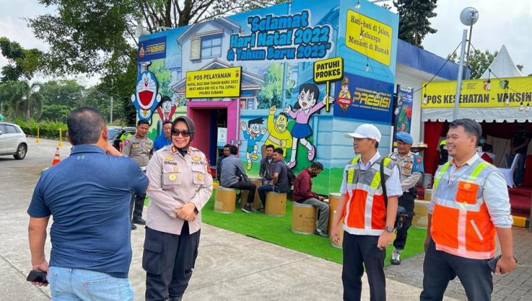 Pos Pelayanan Nataru di Rest Area 102A Cipali Subang Sediakan Aneka ...